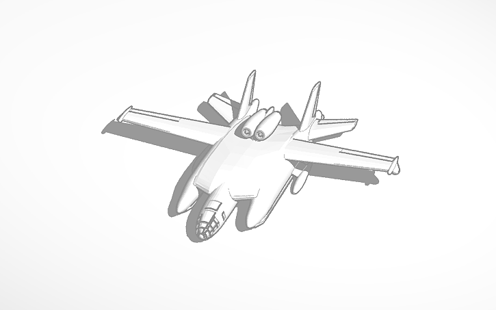 3D design Bartini Beriev VVA-14 - Tinkercad