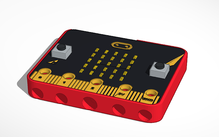 3d Design Base Microbit Alberto Tinkercad