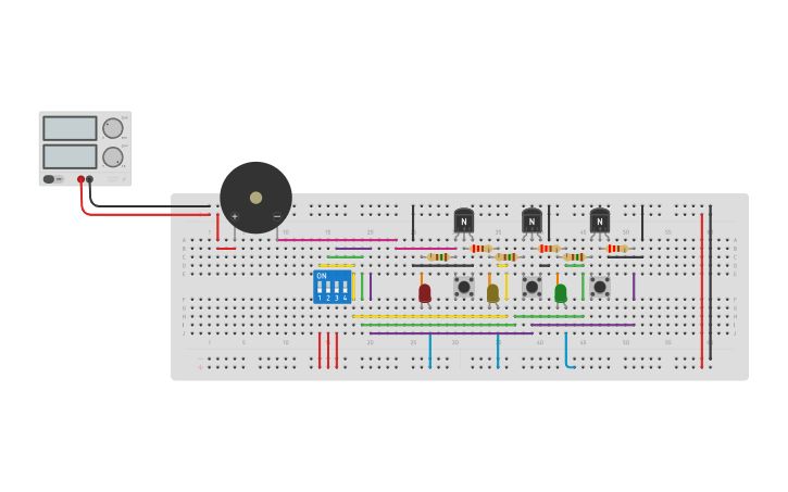 Circuit design Mini Project - Tinkercad