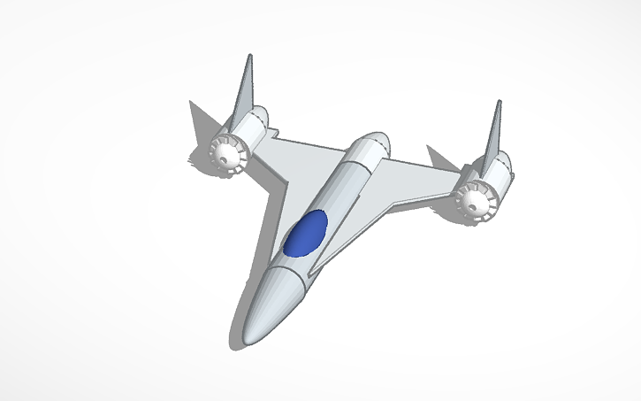 3D design Improved mini jet - Tinkercad