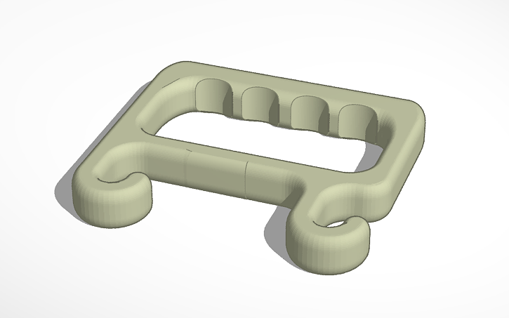 3D design bag holder - Tinkercad