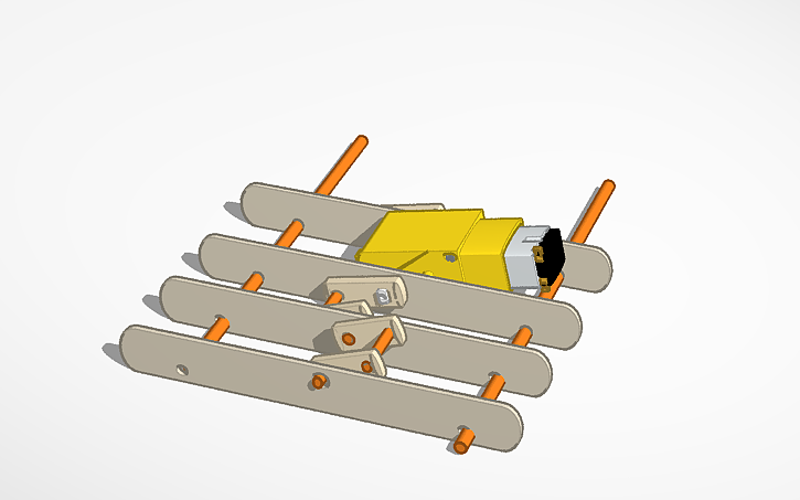3D design THEO-JANSEN-BASE_MANIVELA_MOTOR - Tinkercad