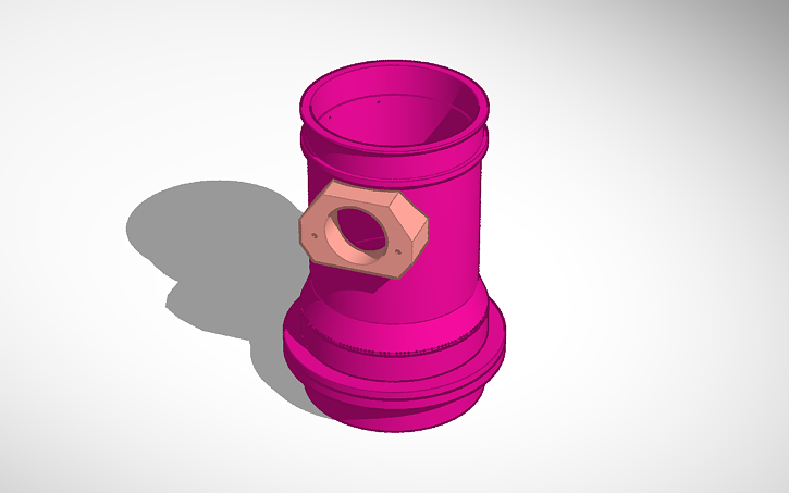3D design Pipe & Sensor complete Assembled | Tinkercad