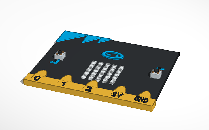3D design micro bit - Tinkercad