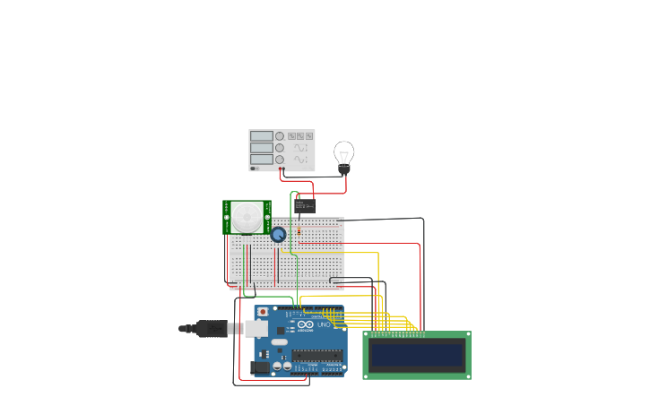 Circuit design IOT Relay - Tinkercad