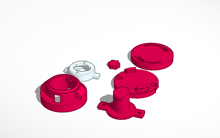 3D design Beyblade Tip Template (Customizeable Version) - Tinkercad