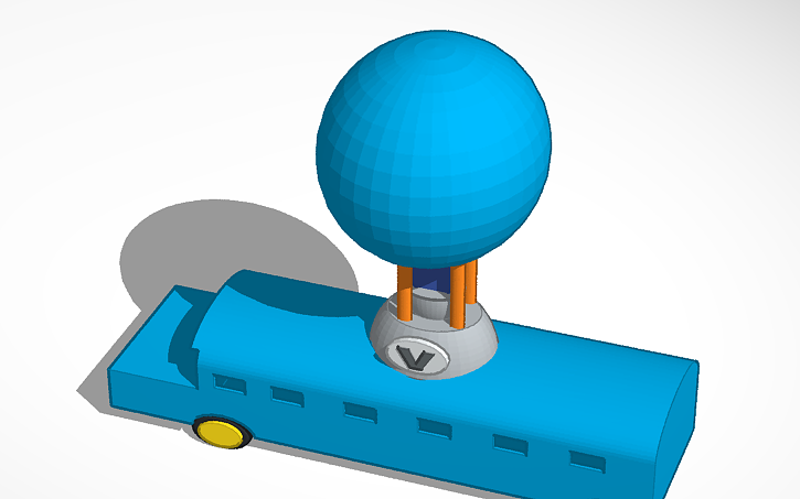 3D design The fortnite battle bus | Tinkercad