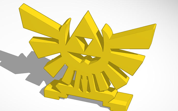 3d Design Triforce Tinkercad