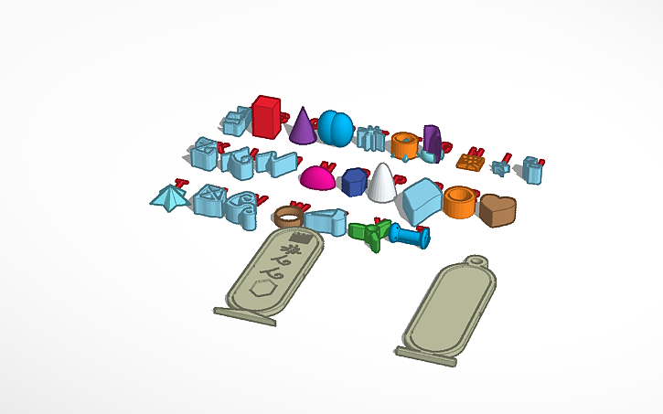 3D design Hieroglyphics Cartouche - Navtej Basra - Tinkercad