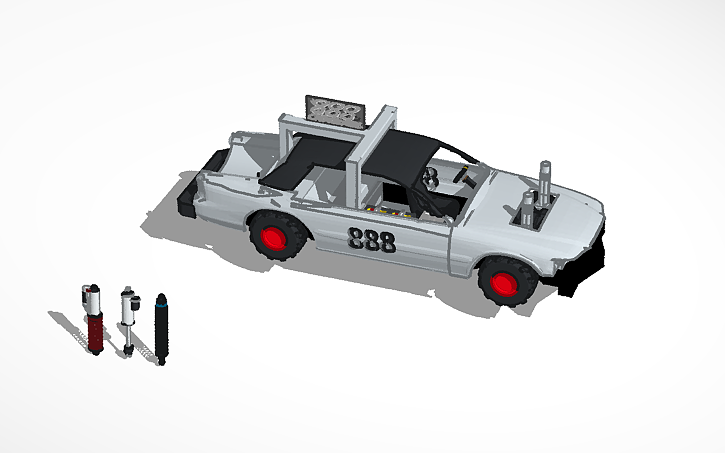 3D design crown vic derby car - Tinkercad