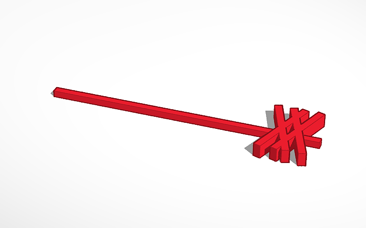 3D design andreaskruis overweg h0 | Tinkercad