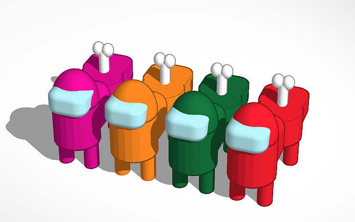 3D design crewmate | Tinkercad