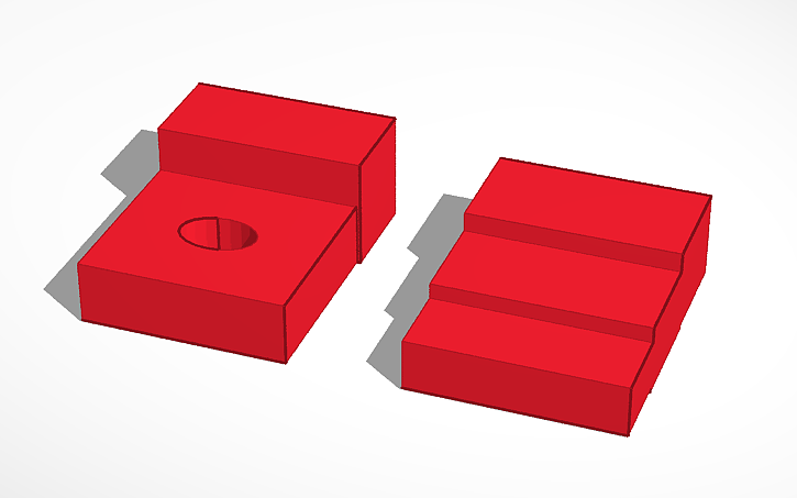 3D design Orthographic Projection 3D Model 3/4 | Tinkercad