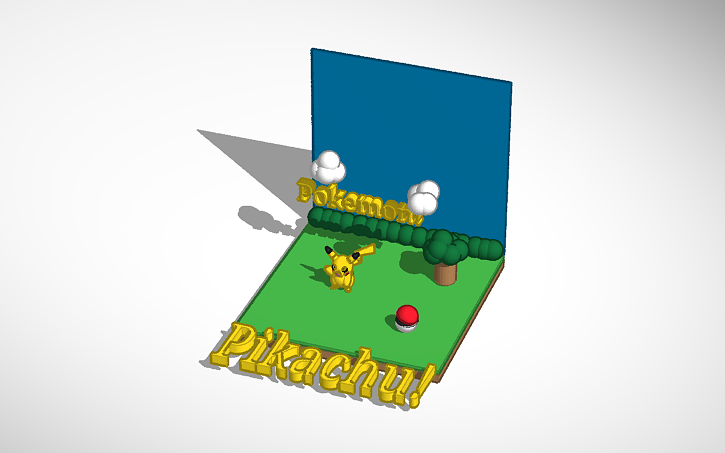 3D design Pokemon Pikachu!!! - Tinkercad
