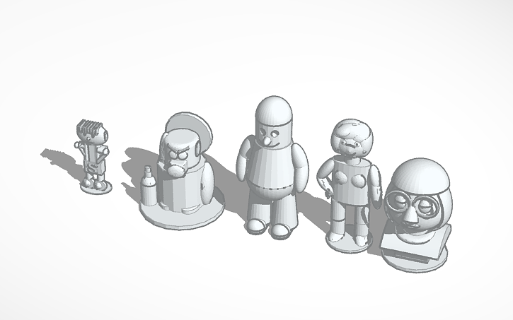 3D design Family Guy Chess Set - Tinkercad