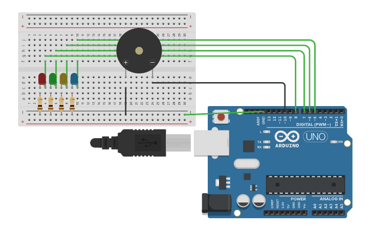 Circuit design Practica #1 - Tinkercad