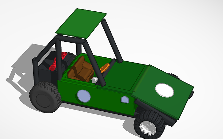 3D design GO CART - Tinkercad