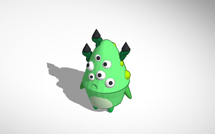 3D design Stephanie Ramirez~ Alien Project - Tinkercad