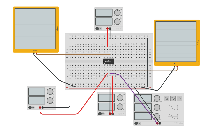 Circuit design SSM_Lab2_Comparator_OpAmp_93548 | Tinkercad
