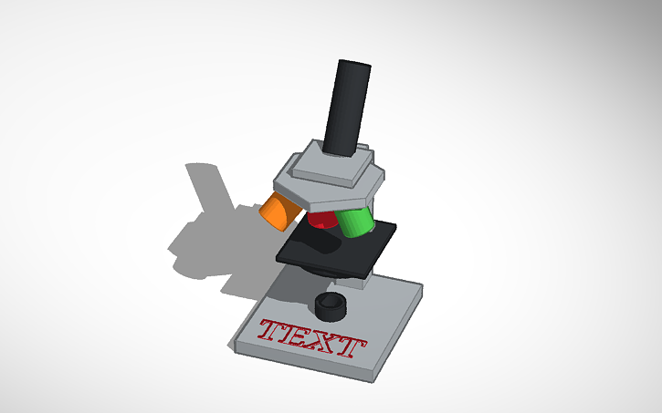 3D design The Microscope,Ryan,p#6 - Tinkercad