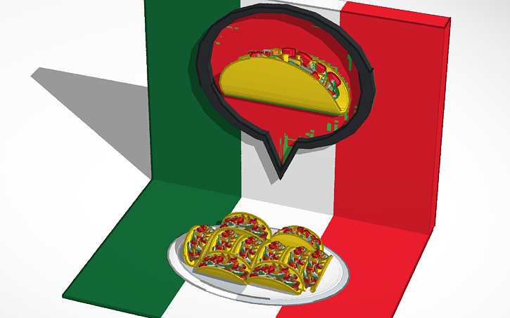 3D design Taco! - Tinkercad