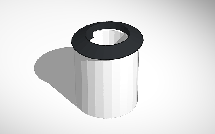 3D design Mini trash can - Tinkercad