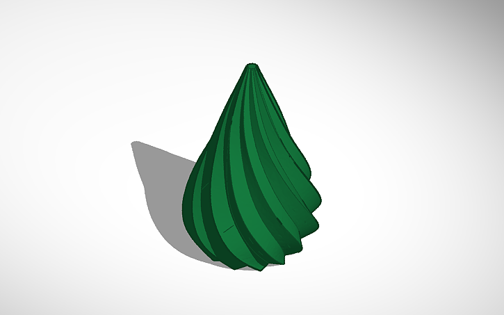 3D design Christmas trees - Tinkercad