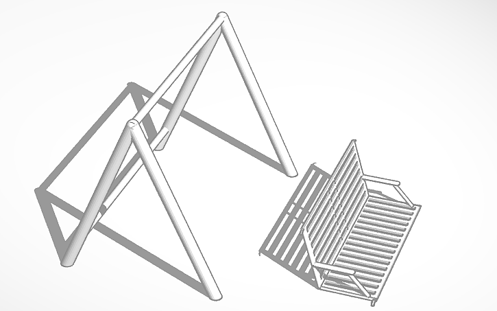 3D design Swing - Tinkercad