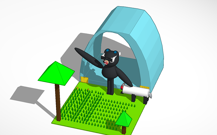 3D design bill goat - Tinkercad