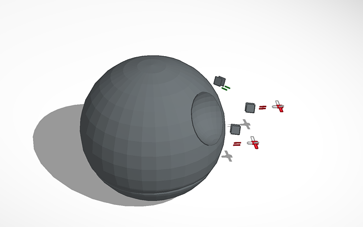 3D design death star 1 | Tinkercad