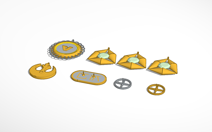 3D design Medals - Tinkercad