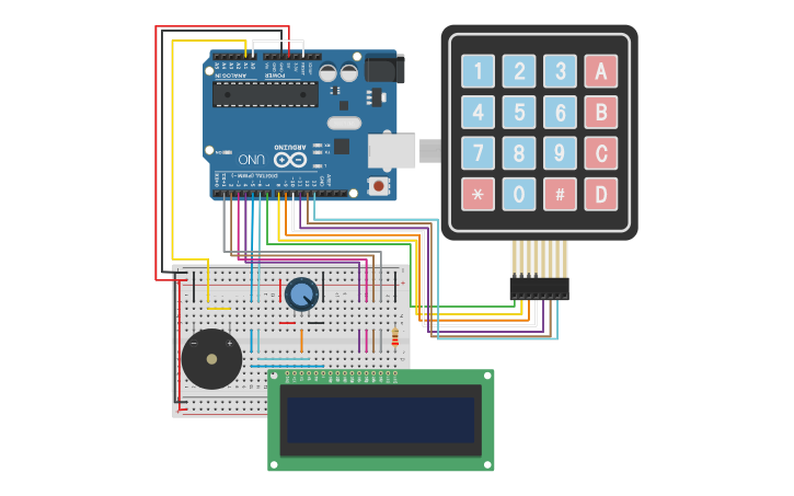 Circuit Design Project Equation Game Tinkercad
