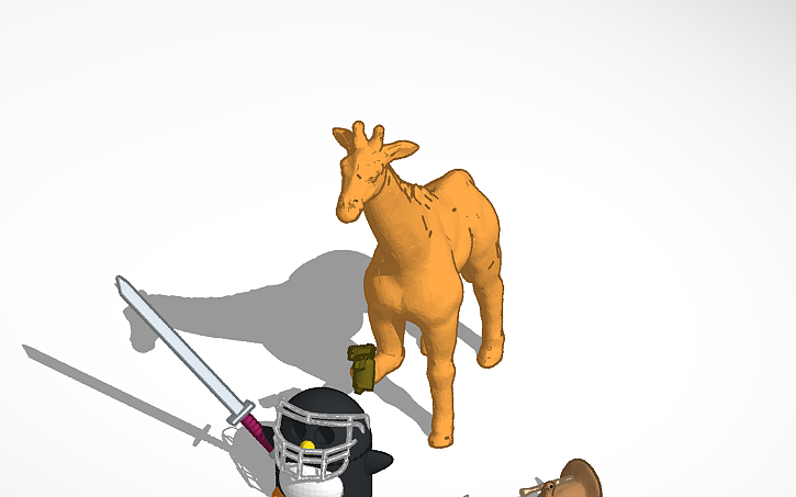 3D design Glocko the Giraffe | Tinkercad