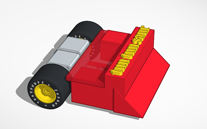 3D design sumo robot - Tinkercad