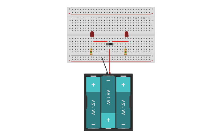 Circuit design circuito 5 | Tinkercad