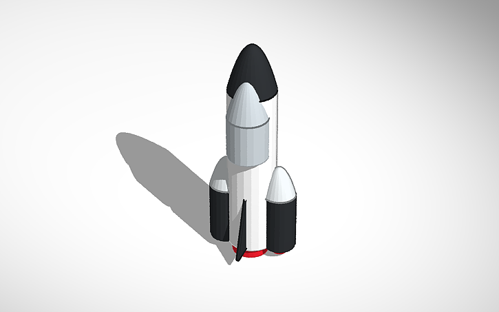 3D design Rocket Space - Tinkercad