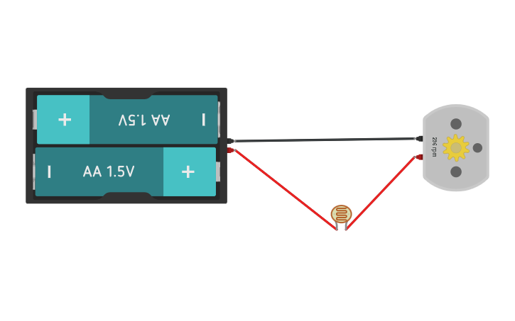Circuit Design Dc Motor Start With Photoresistor Without Code Tinkercad