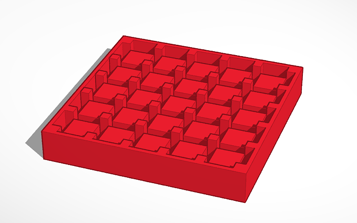 3D design 5 by 5 dots and boxes game 220mm X 220mm X 35mm 85 game ...