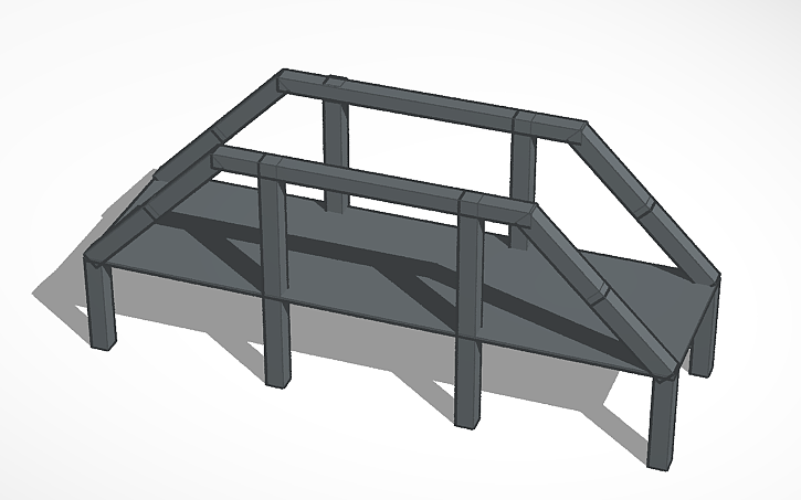 3D design Bridge - Tinkercad