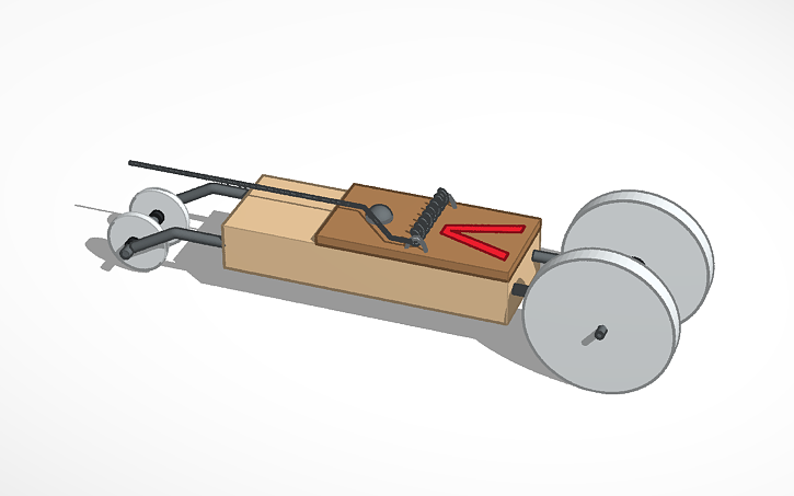 3D design Mousetrap Car SO | Tinkercad