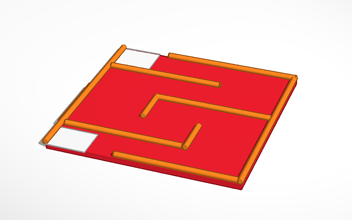 3D design Robot maze - Tinkercad