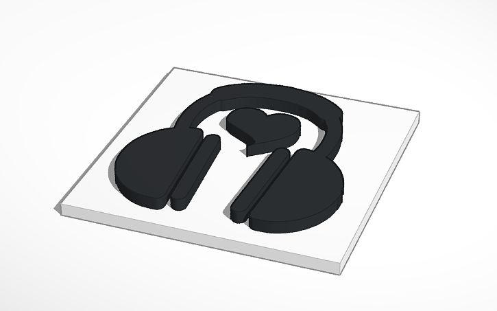 3D design muziek - Tinkercad