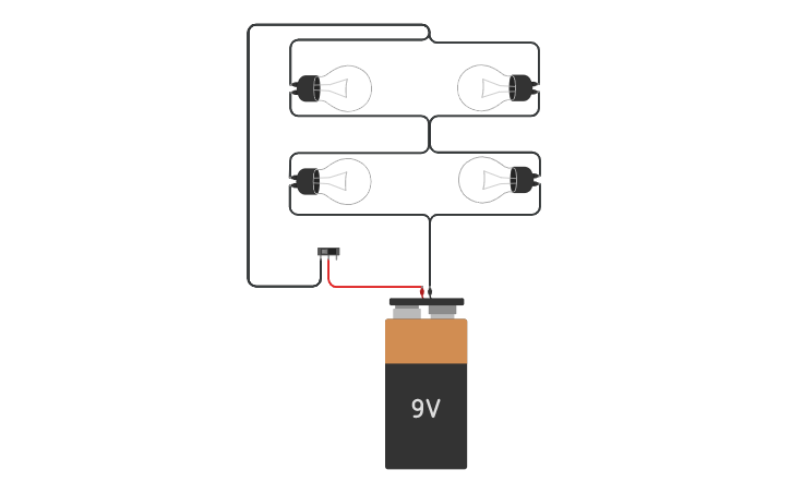 Circuit design Series-Parallel Circuit | Tinkercad