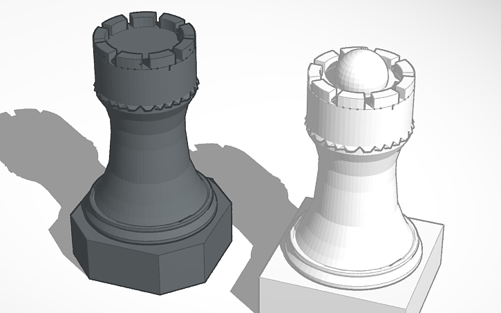 3D design Rook - Tinkercad