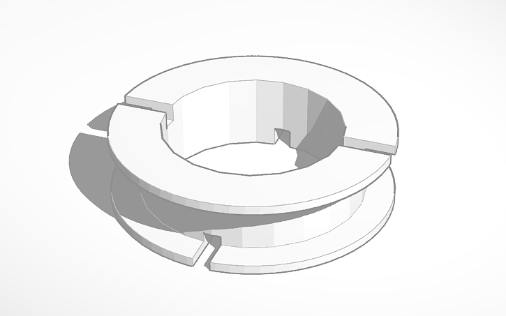 3D design Ear Bud holder - Tinkercad