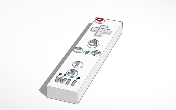 3D design Wii Remote | Tinkercad