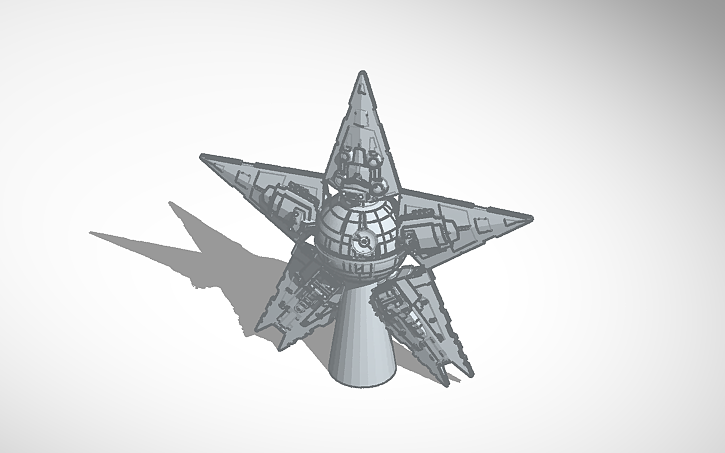 3D design Christmas star | Tinkercad