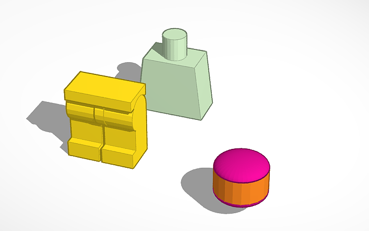 3D design Lego minifigure | Tinkercad