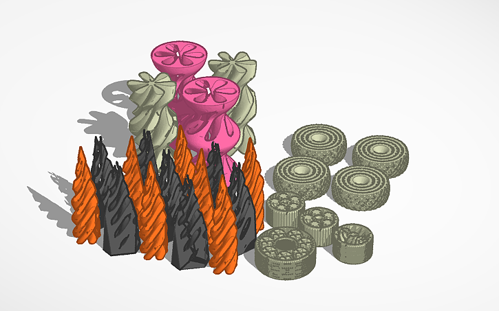 3D design Stuff to 3D print fidgets - Tinkercad