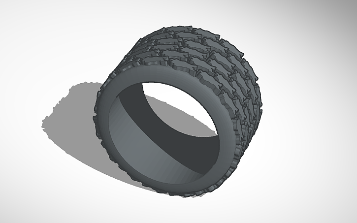 3D design Custom Tires | Tinkercad